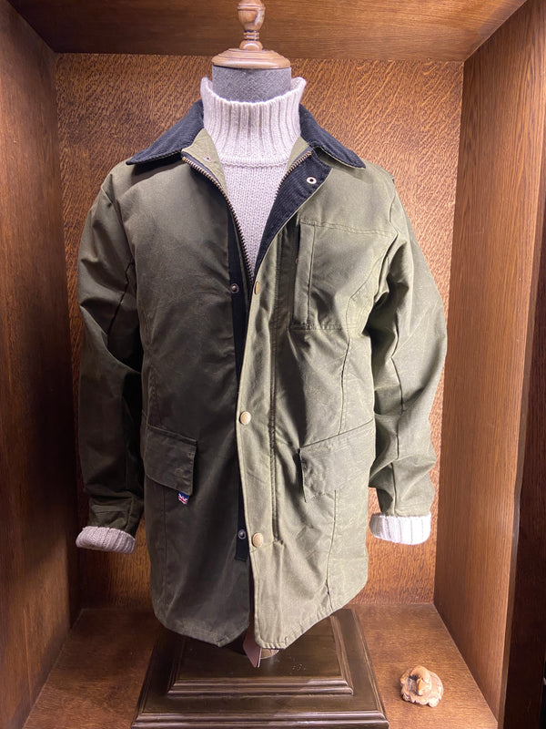 Peregrine Mens Clifton Waxed Jacket - Green – Ingmans